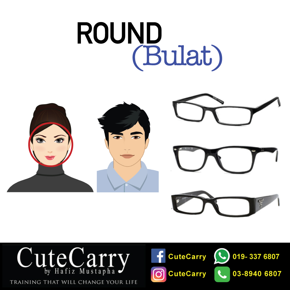 FRAME CERMIN MATA UNTUK BENTUK MUKA | CuteCarry